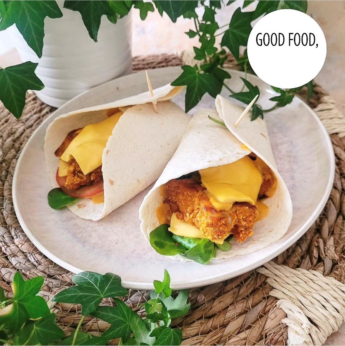 Wrap aux tendres bouchées - Recette Volailles Champenoises